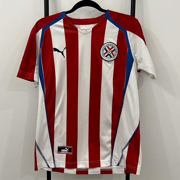 Puma | Shirts | Vintage Puma Paraguaya 2042005 Soccer National Team Tee ...